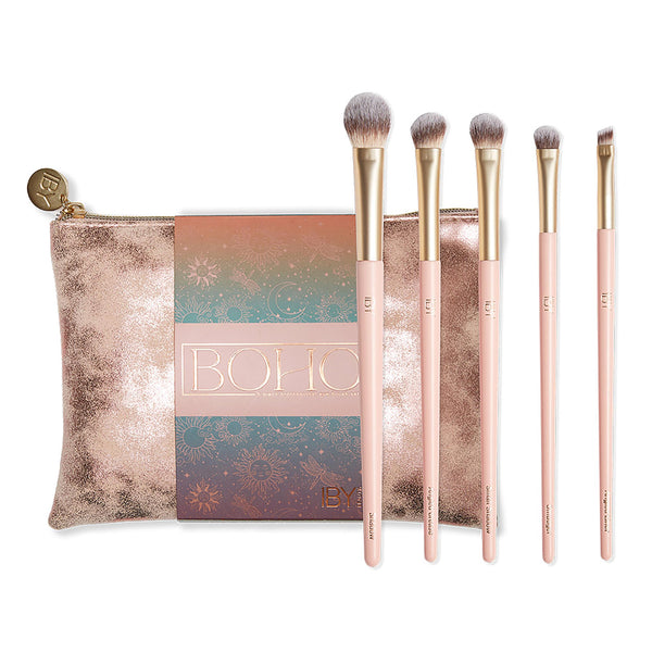 BOHO 5 Piece Professional Eye Brush Set– IBYBeauty.com